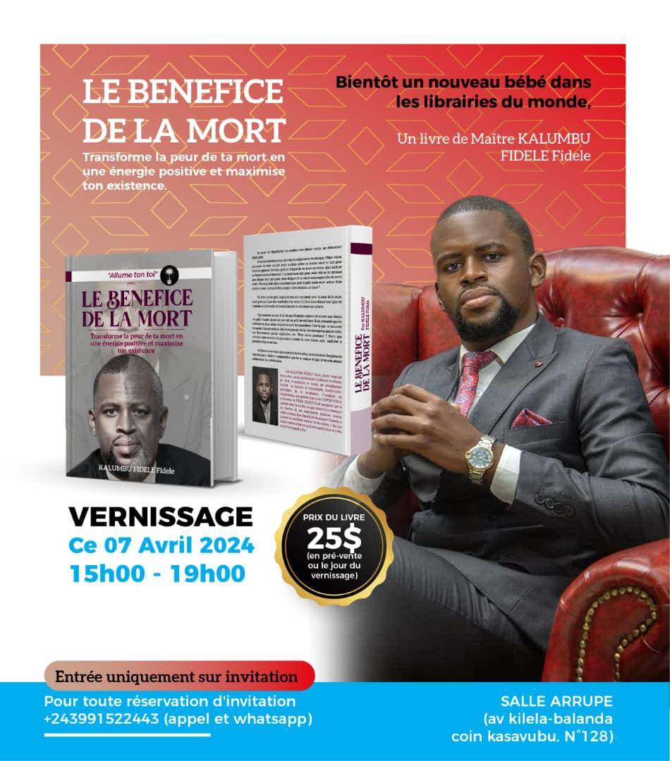 Le livre qui va vous ôter toute peur de la mort : Me fidèle KALUMBU ...